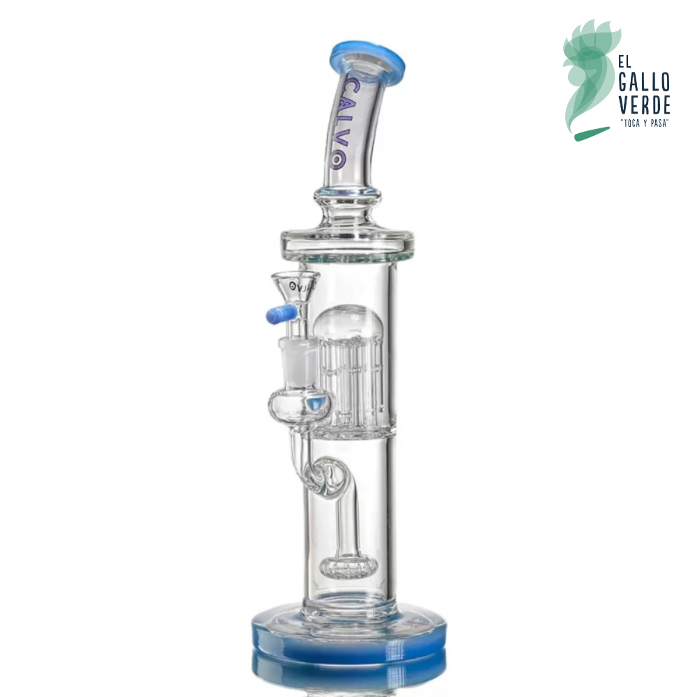 Tree Perc Shower Waterpipe 30 Cm‎ Calvo Glass – El Gallo Verde Smoke Shop