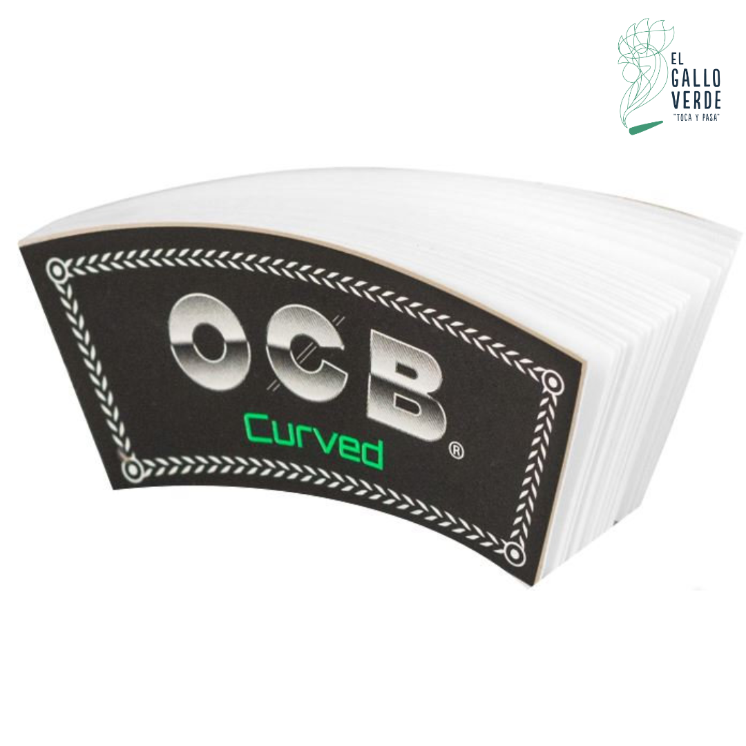 Caja Filtros Carton OCB Curved – El Gallo Verde Smoke Shop